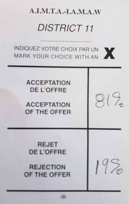 A new 4-year collective agreement for the Siemens unit of IAM Local 869 ...