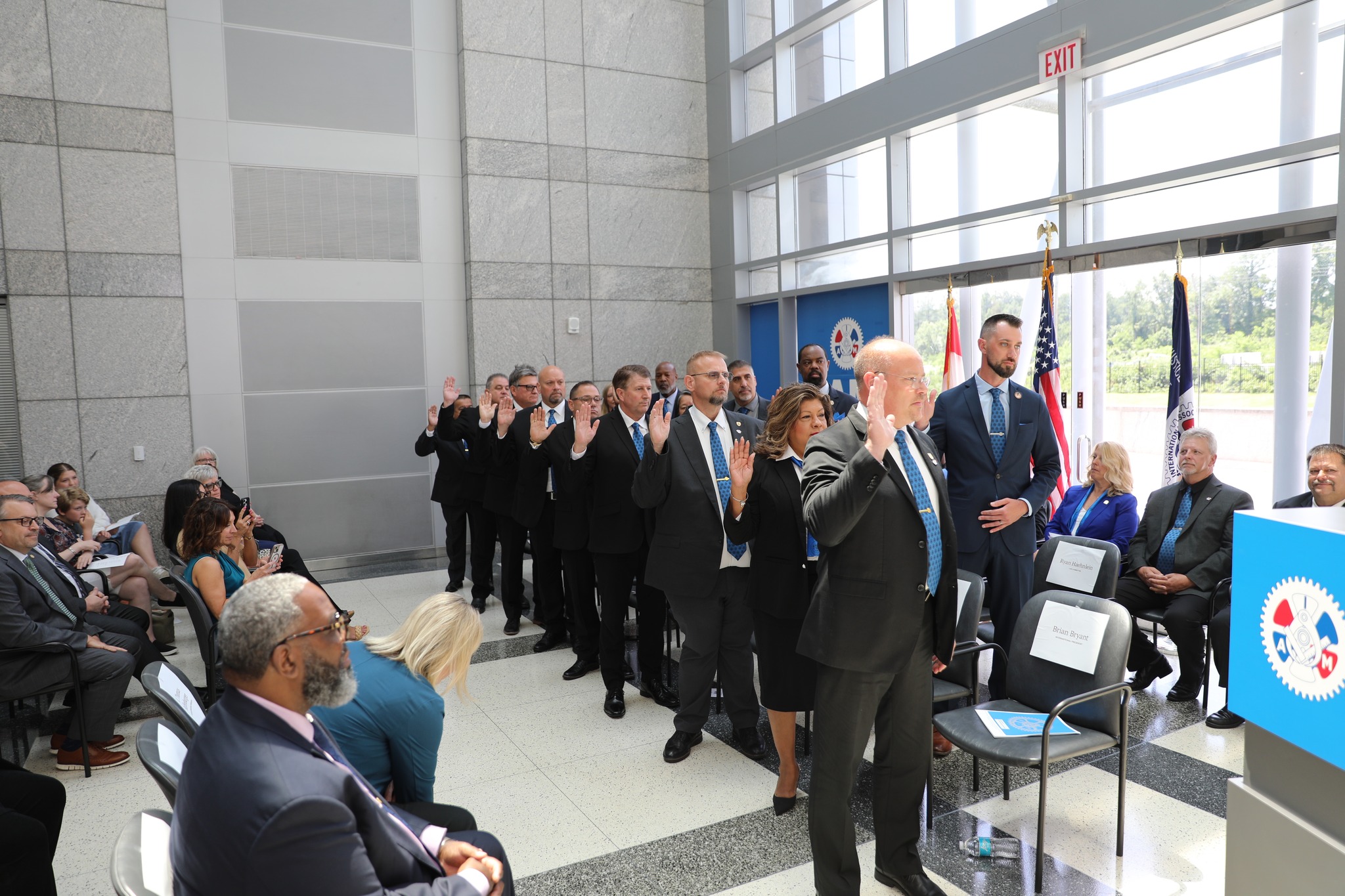 IAM Union International Officers Sworn in for New Term During Ceremony ...